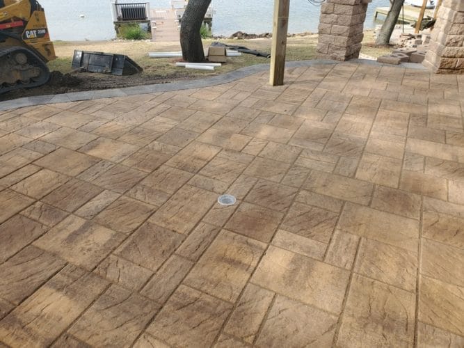 Chic's Beach Paver Patio - Albemarle Walls, Pavers and Custom Concrete ...